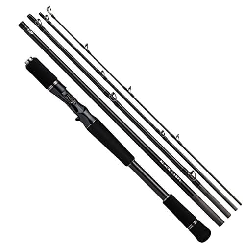 Daiwa BLACK LABEL Travel C70M-5 Baitcasting Rod for Bass 4550133066955 ...