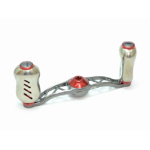 LIVRE Crank Feather 85 For right-handed For Shimano (Gunmetal P Red G ...