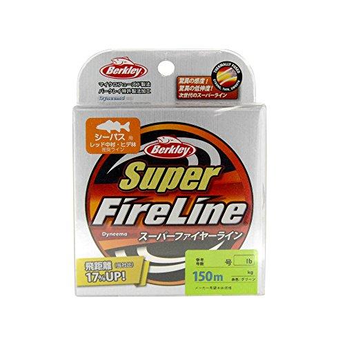 Berkley Super FireLine 40lb 150m GRN Fishing Line 0028632692233 – North ...